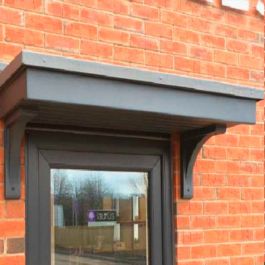 The Deene Door Canopy - Neat small projection over door canopy