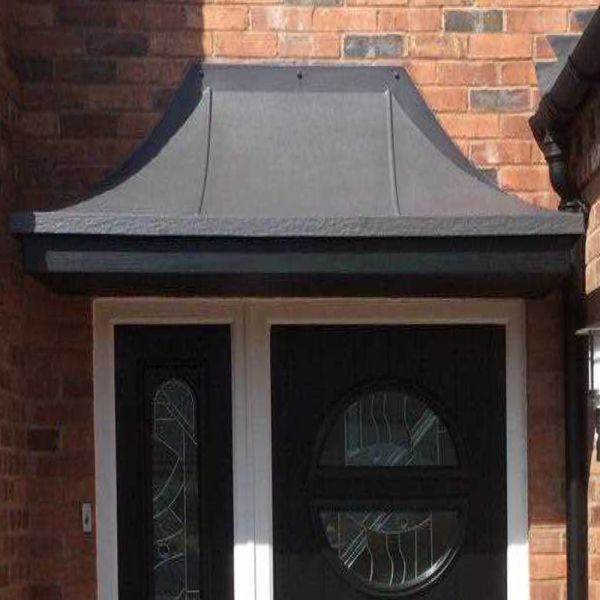 gable door canopy