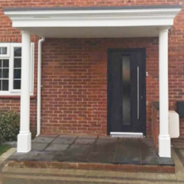 Slim GRP columns - round design with a smooth or fluted finish